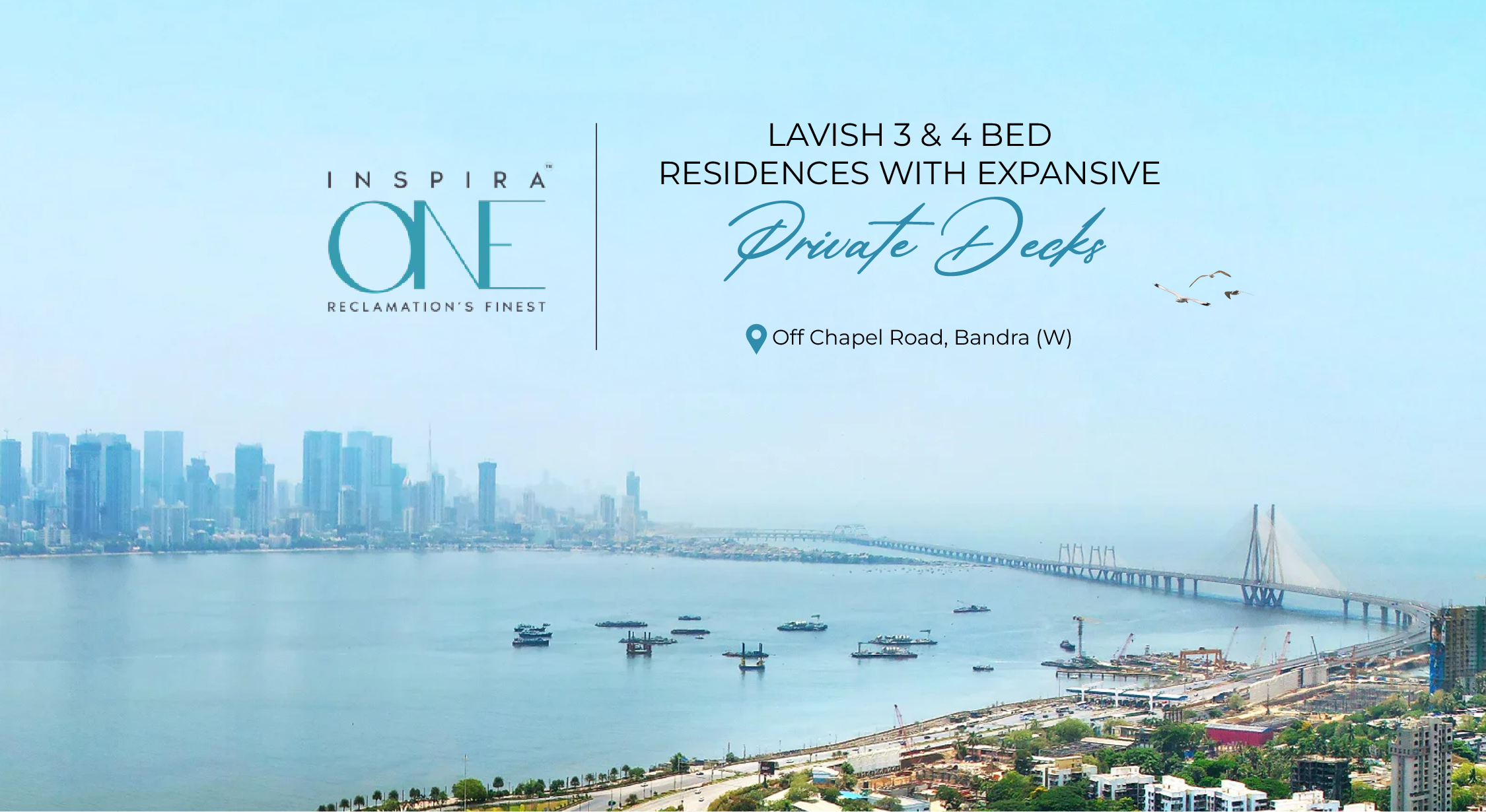 Inspira One Bandra | Modern 3 & 4 BHK Flats, Elegant Homes in the Heart ...